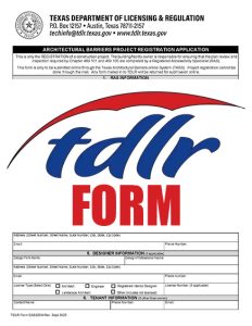 NEW TDLR Form EAB247N | RAS Assistance with Forms